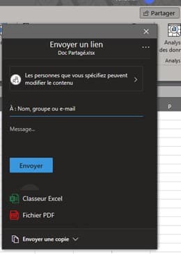 Microsoft 365 : Comment partager un document Excel